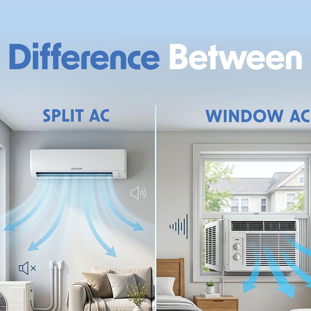 Split AC vs Window AC: Which one to choose? – Cellecor